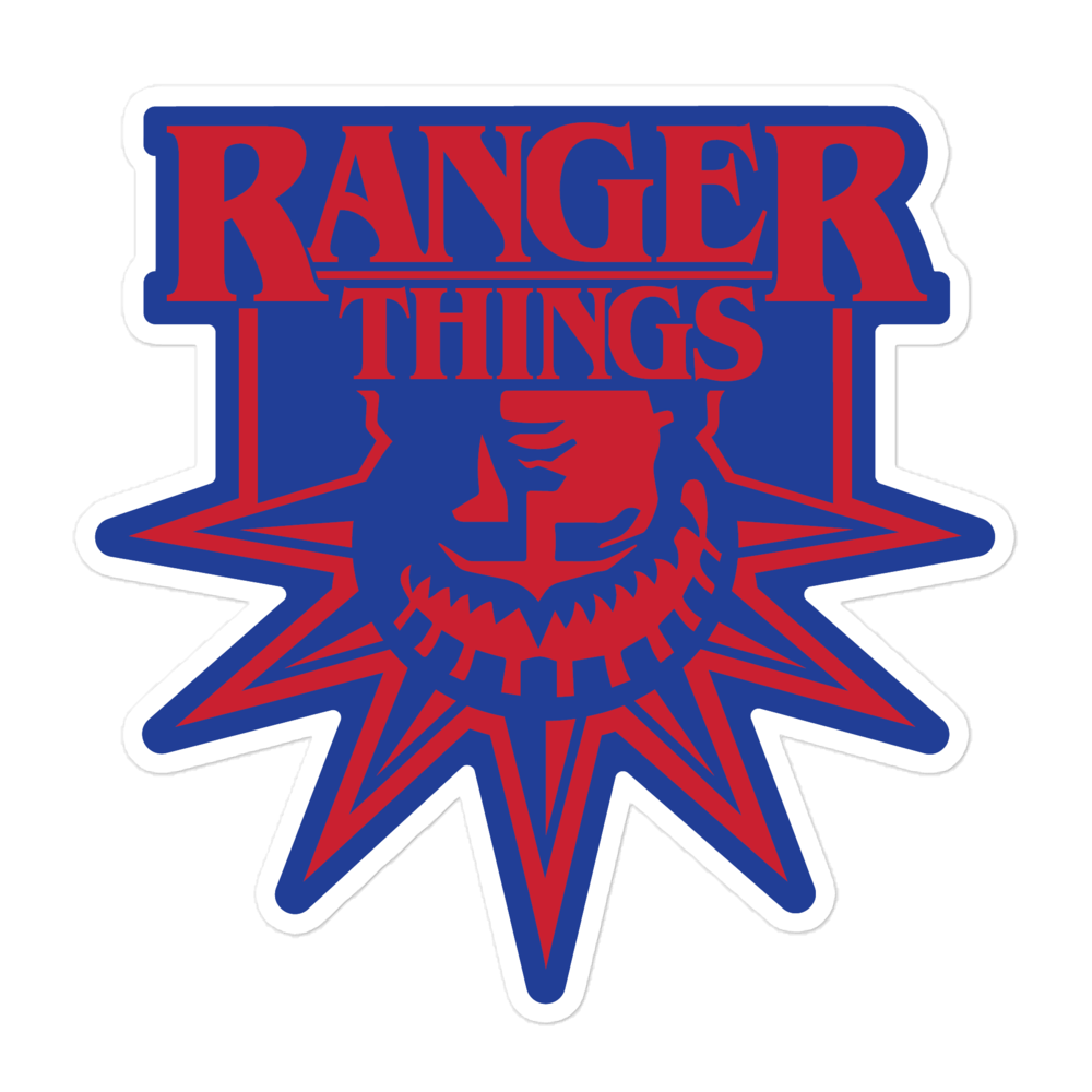 Rangers Things Sticker – Cubbybear and Brothers
